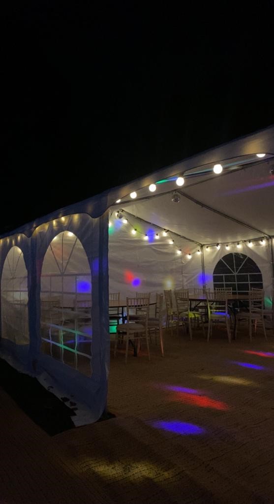 Marquee 6M x 6M (Seats up to 36) – Bedecked Hire